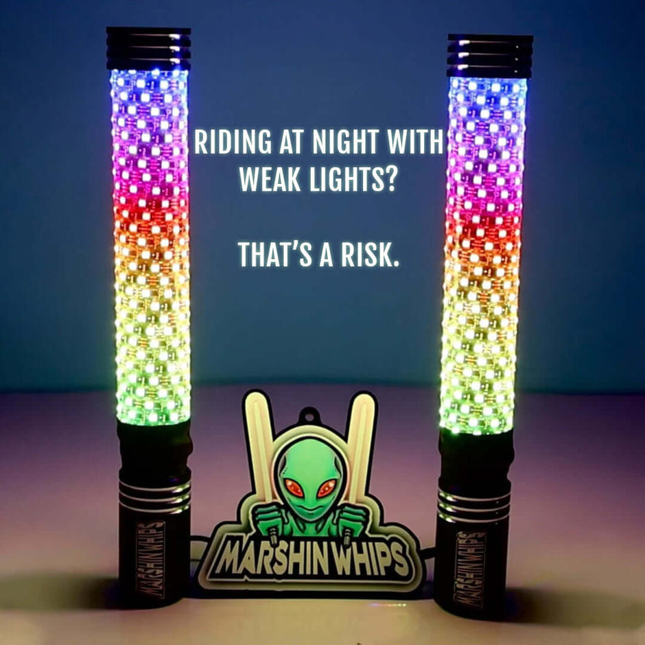 Off-Road LED Whips | Game Changer, Area 51 & RGBW | Marshin Whips